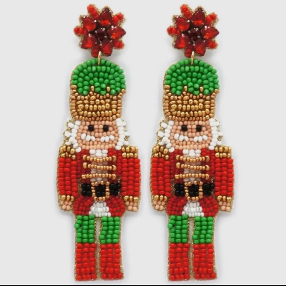 Viola | Jewelry | Nutcracker Beaded Earrings | Poshmark
